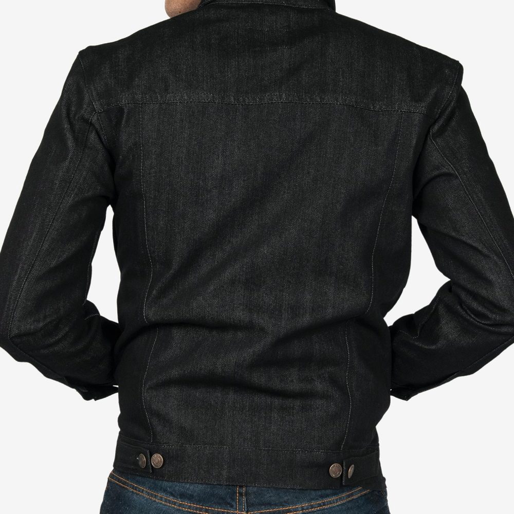 Straight To Hell Apparel | Outsider – Dark King – Raw Black Denim Jacket