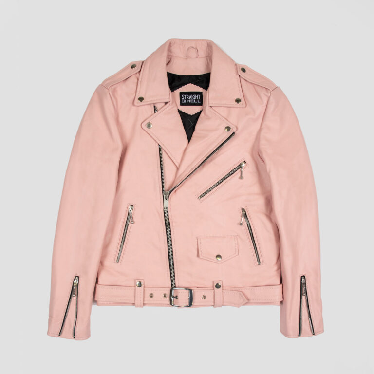 Commando - Dusty Pink Leather Jacket (Size 36) | Straight To Hell
