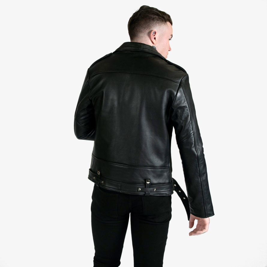 Commando - Black and Silver Leather Jacket (Size 34S, 34, 36S, 36, 38S ...