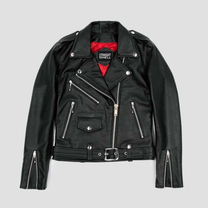 Commando - Black and Silver Leather Jacket (Size XS, S, M, L, XL, 2XL ...