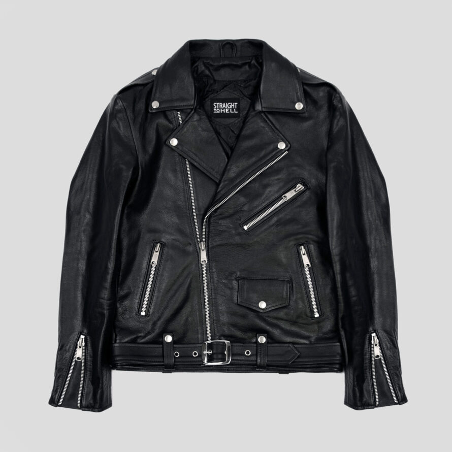 Commando - Black and Silver - Black Lining - Leather Jacket | Straight ...