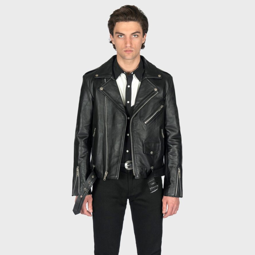 Commando - Black and Nickel - Black Lining - Leather Jacket | Straight ...