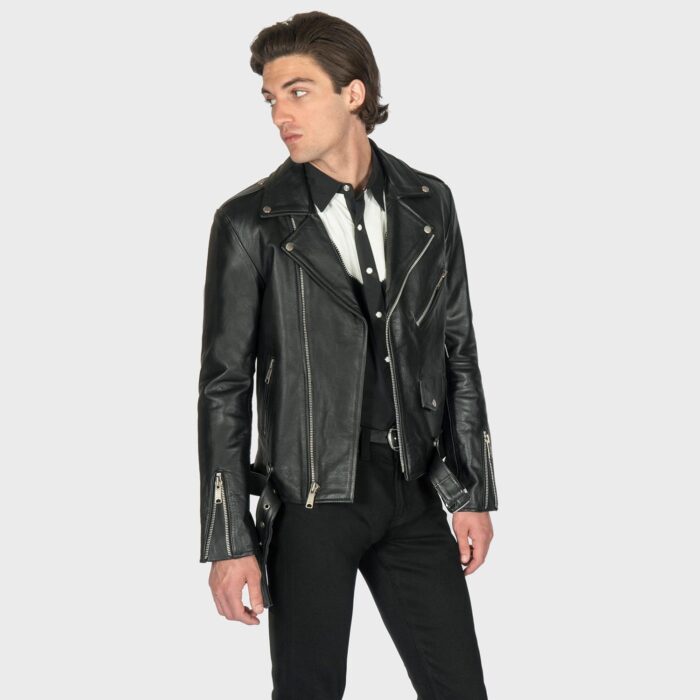 Commando - Black and Silver - Black Lining - Leather Jacket | Straight ...