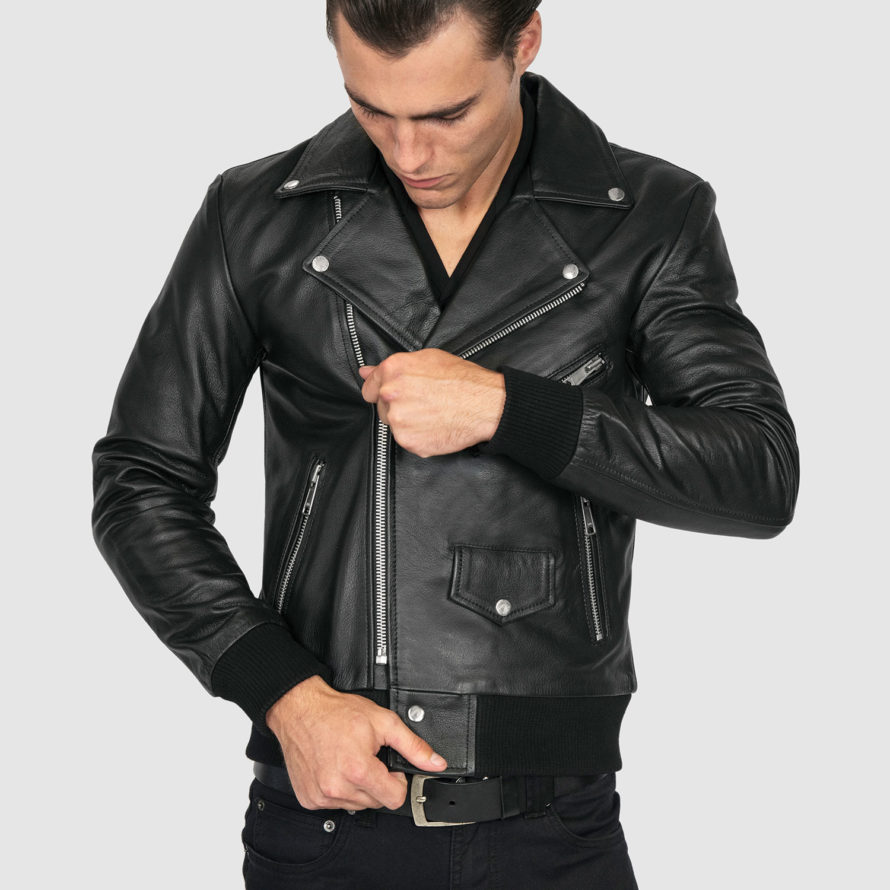 Baron - Black Leather Jacket | Straight To Hell