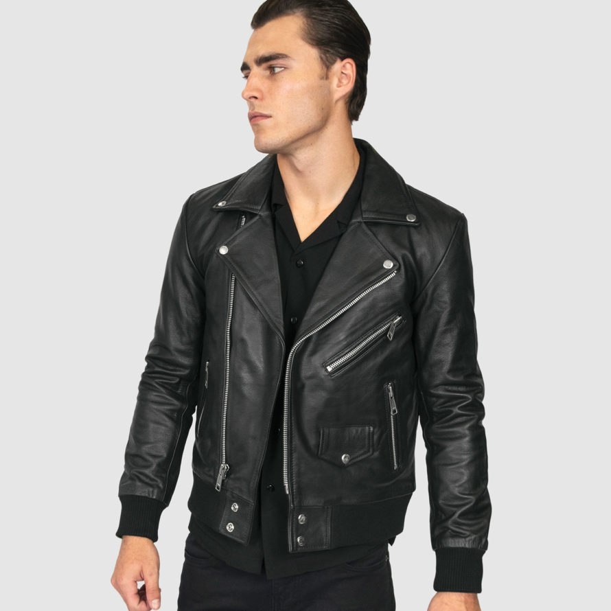 Baron - Black Leather Jacket | Straight To Hell
