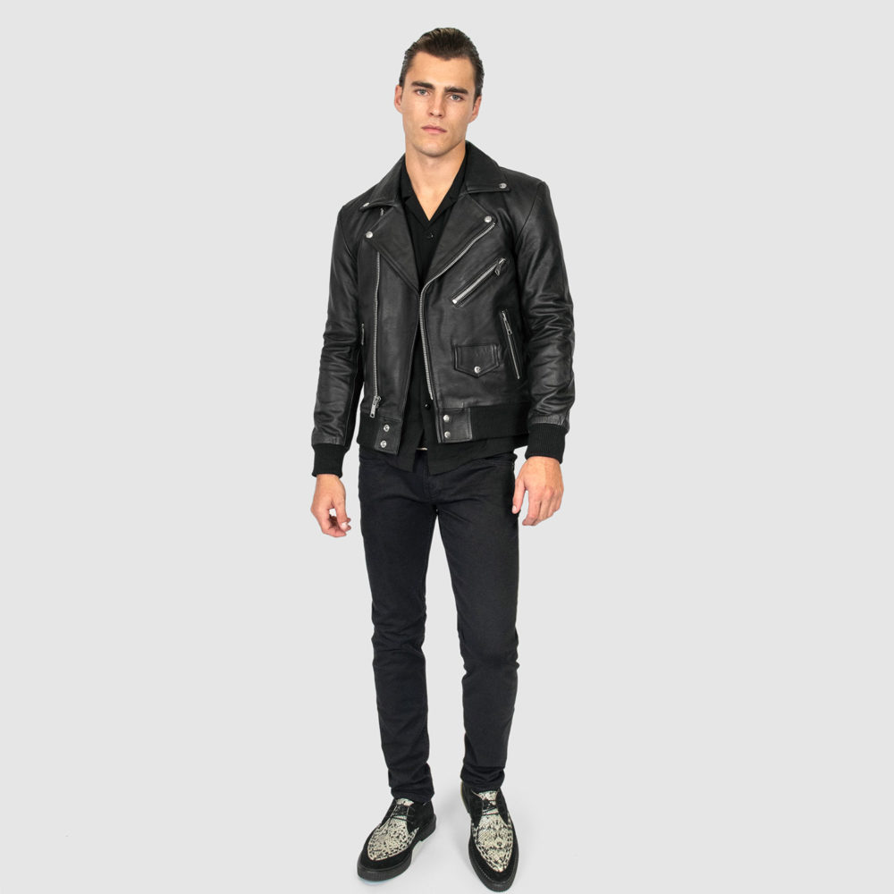 Baron - Black Leather Jacket | Straight To Hell