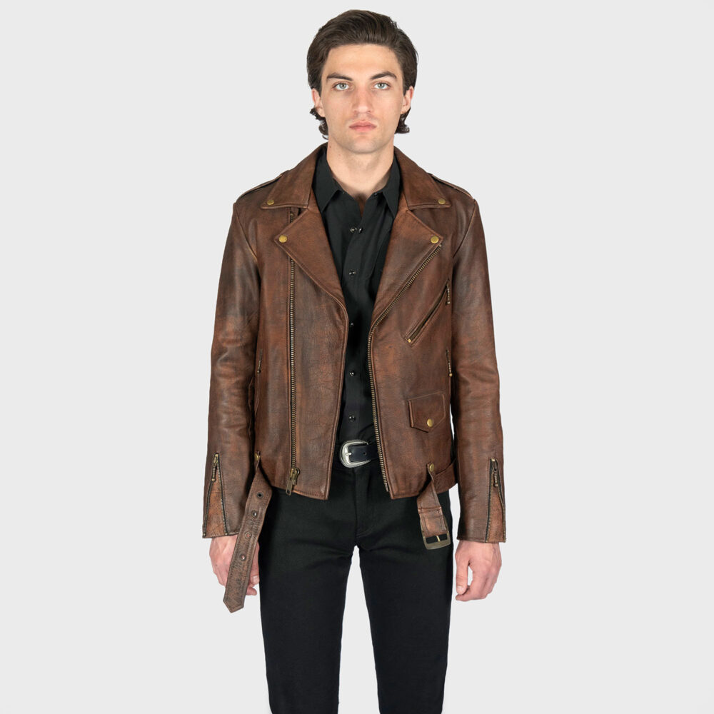 Commando - Worn Brown Leather Jacket | Straight To Hell