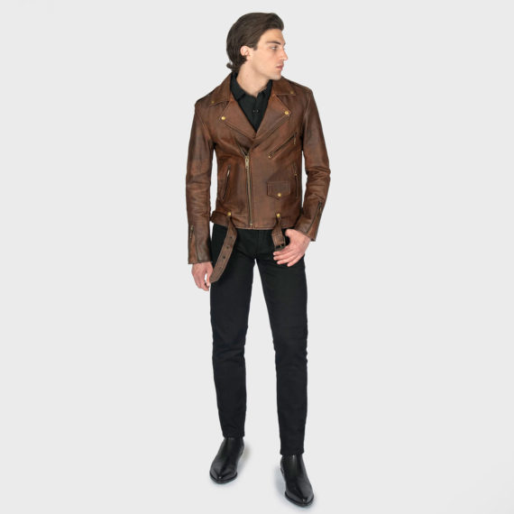 Commando - Worn Brown Leather Jacket | Straight To Hell