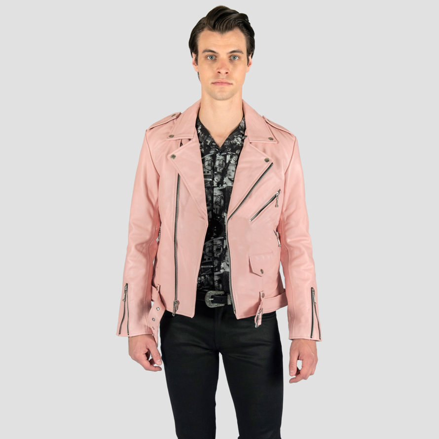 Commando - Dusty Pink Leather Jacket | Straight To Hell Apparel