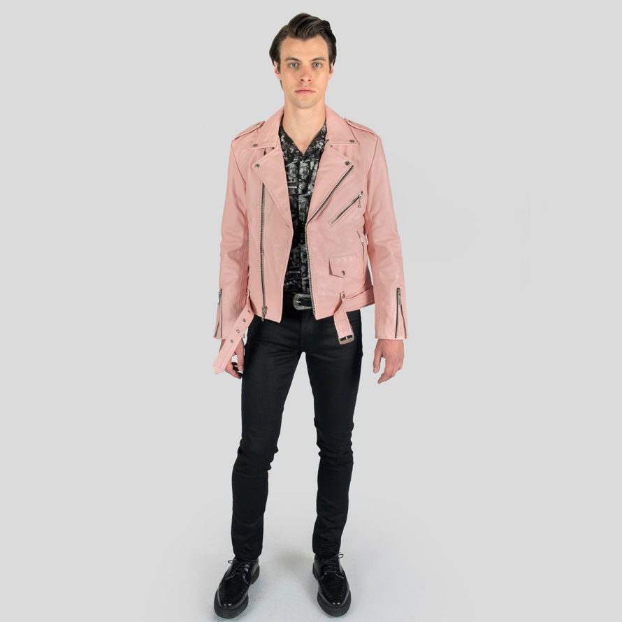 Commando - Dusty Pink Leather Jacket (Size 36) | Straight To Hell