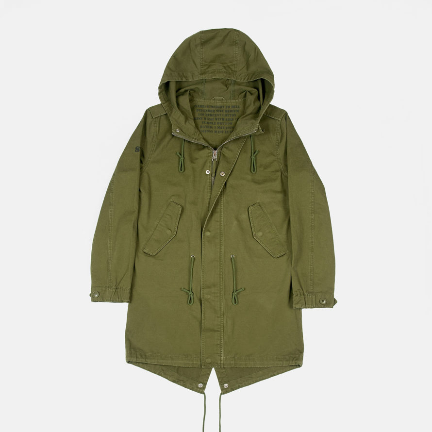 Defender - Green Fishtail Parka | Straight To Hell