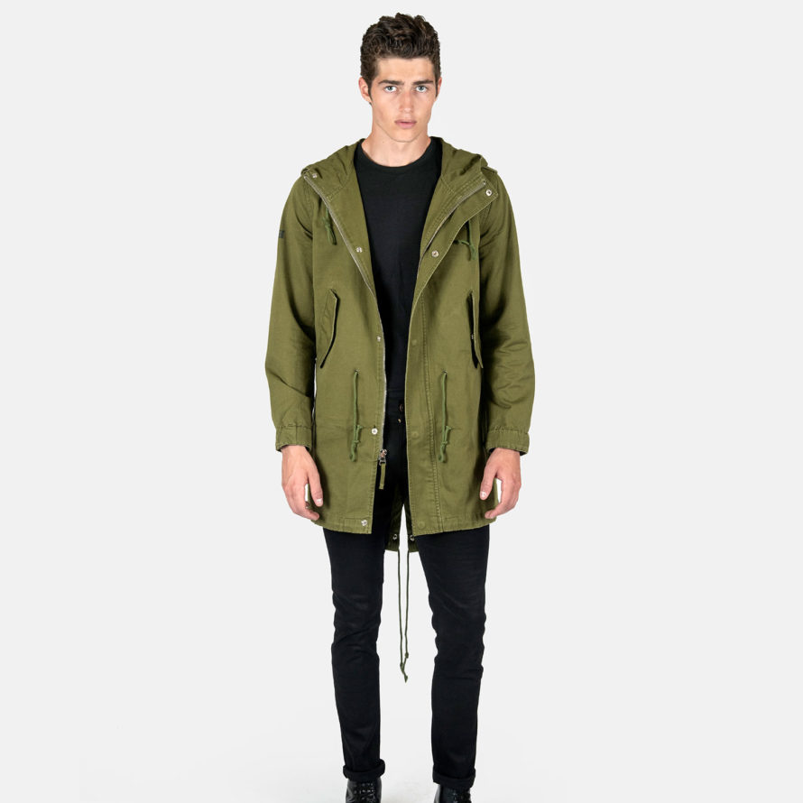 Defender - Green Fishtail Parka | Straight To Hell