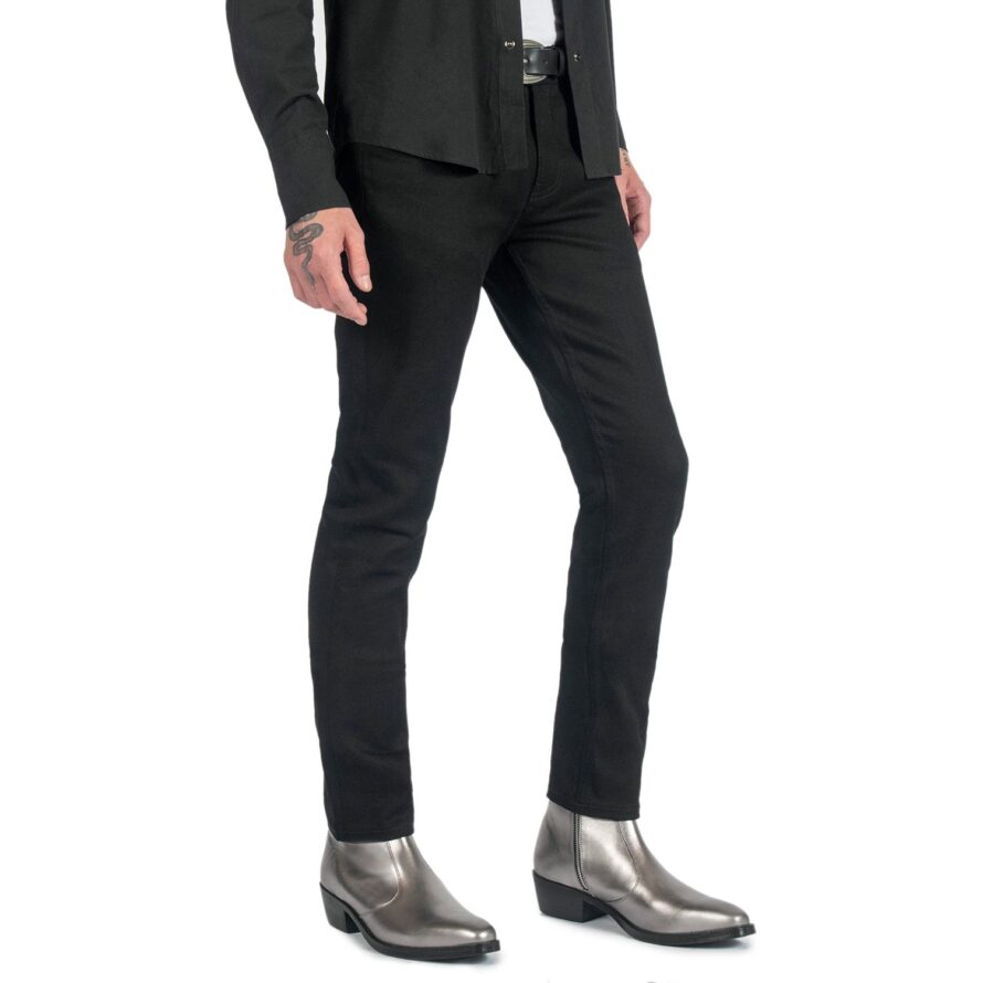 Richards - Silver Leather Zip Boots | Straight To Hell