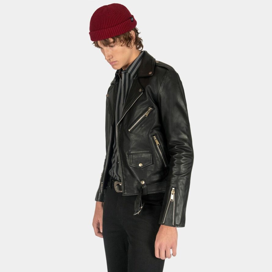 Peewee - Burgundy Cotton Short Beanie | Straight To Hell