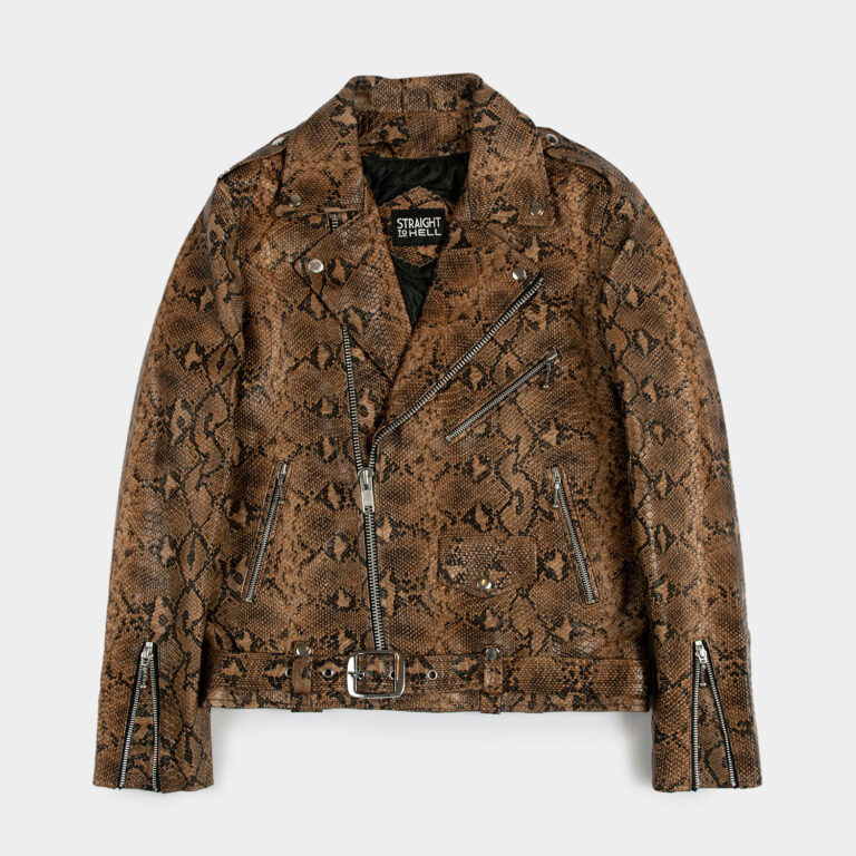 Commando - Snakeskin Leather Jacket | Straight To Hell