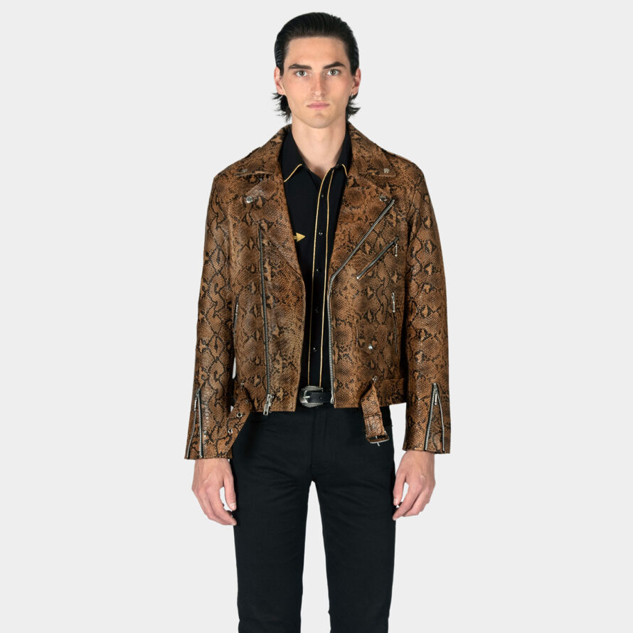 Commando - Snakeskin Leather Jacket - 15 Year Anniversary | Straight To ...
