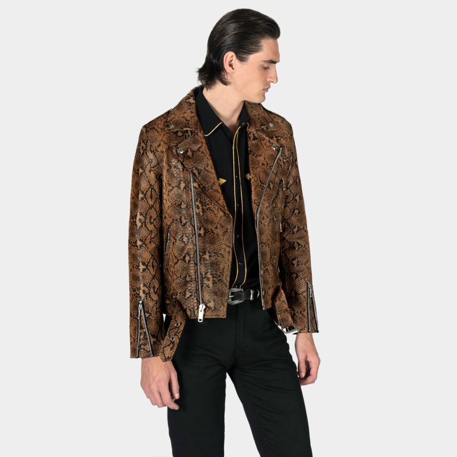 Commando - Snakeskin Leather Jacket - 15 Year Anniversary | Straight To ...