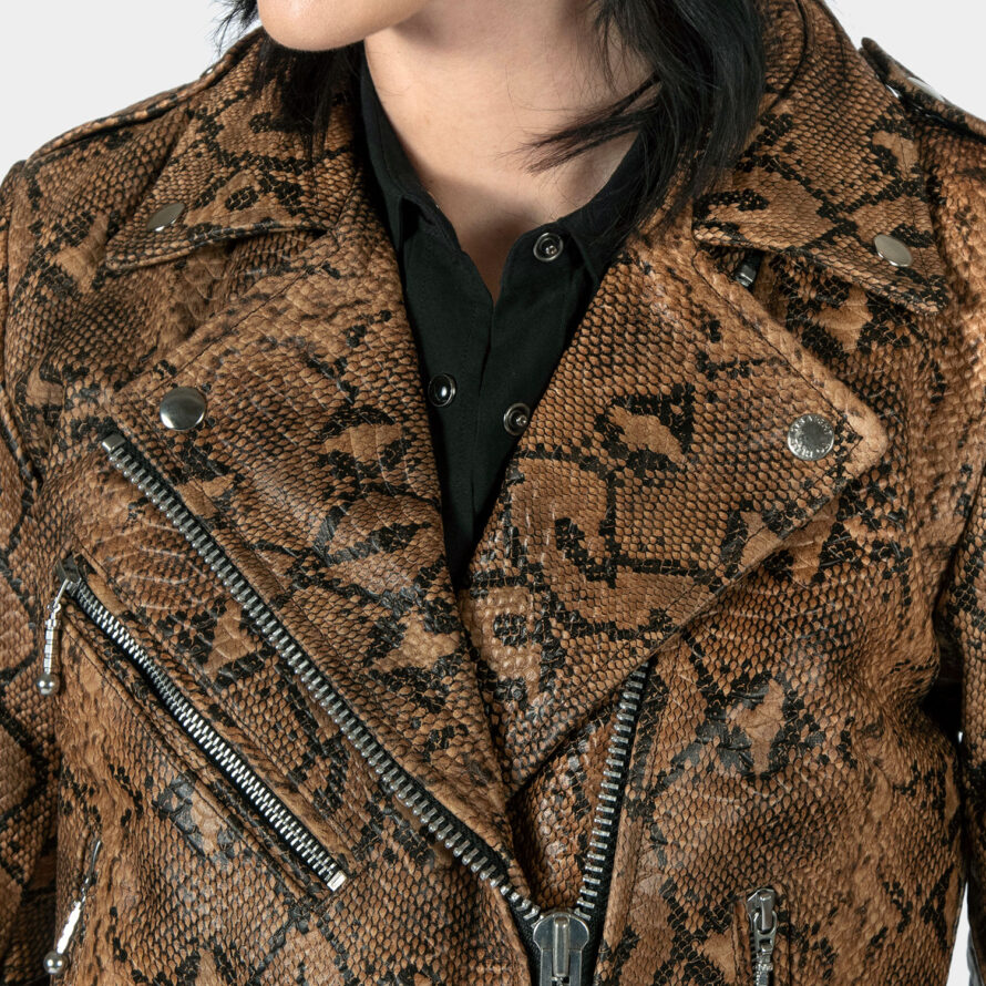 Commando - Snakeskin Leather Jacket - 15 Year Anniversary (Size S, M, L ...