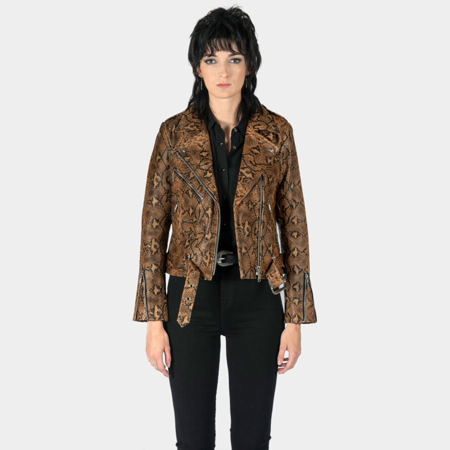 Commando - Snakeskin Leather Jacket (Size L, XL) | Straight To Hell