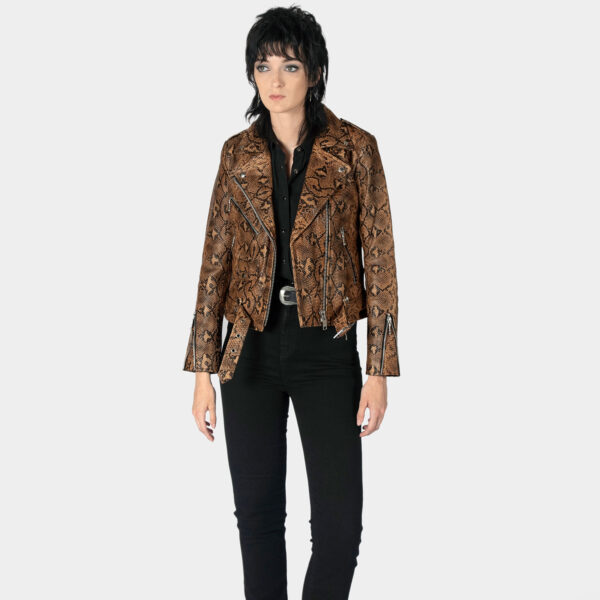 Commando - Snakeskin Leather Jacket (Size L, XL) | Straight To Hell