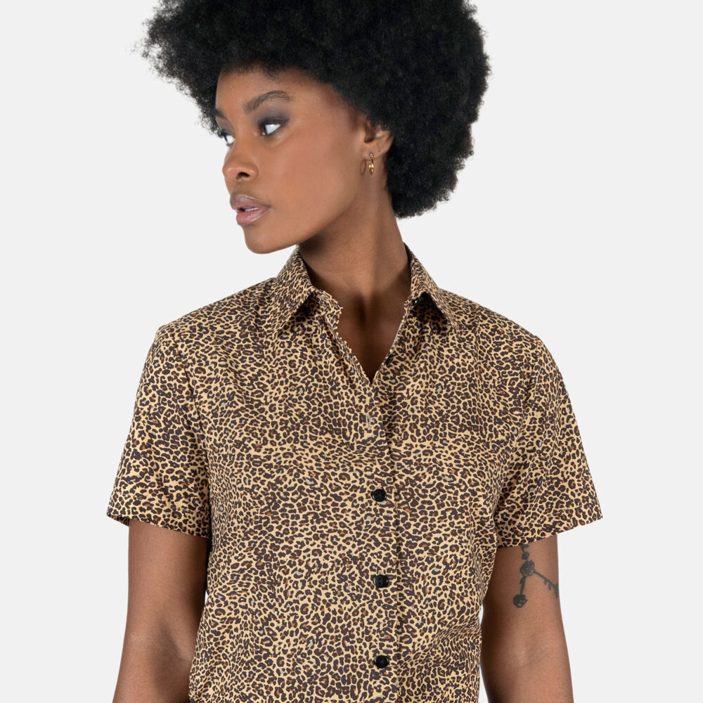 McKinley - Leopard Print Shirt (Size XS, S, M, L, XL, 2XL, 3XL, 4XL ...