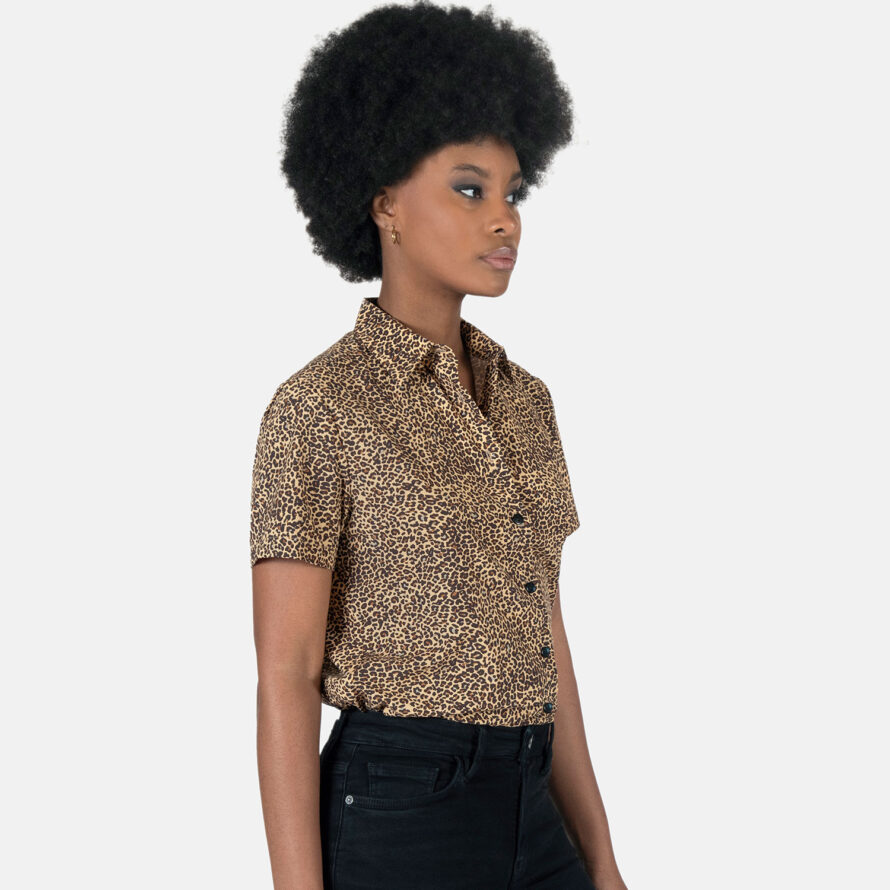 McKinley - Leopard Print Shirt (Size XS, S, M, L, XL, 2XL, 3XL, 4XL ...