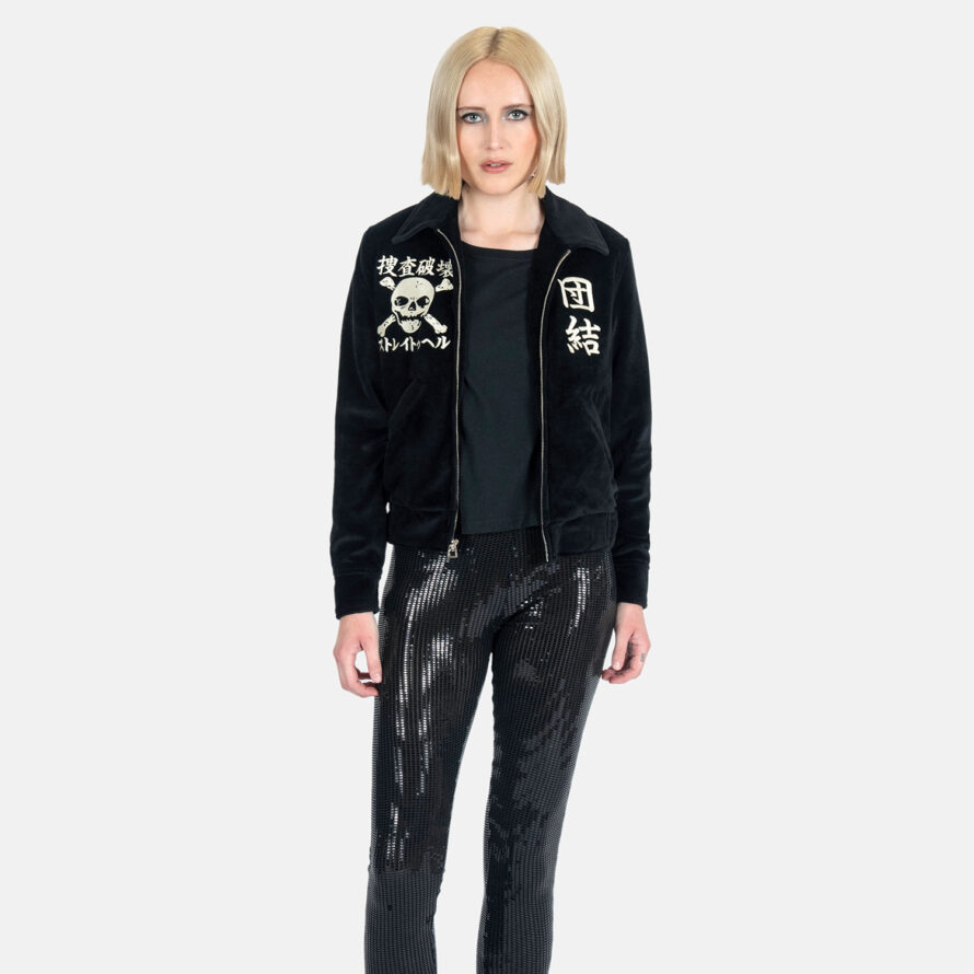 Search & Destroy X Straight To Hell - Collaboration Embroidered Jacket ...