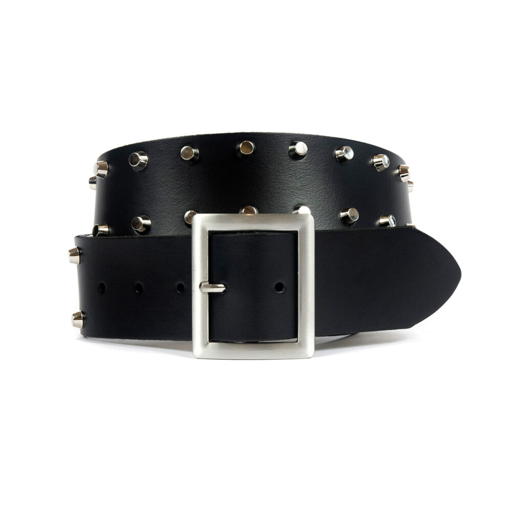 Jean Baptiste with Studs - Studded Leather Belt | Straight To Hell