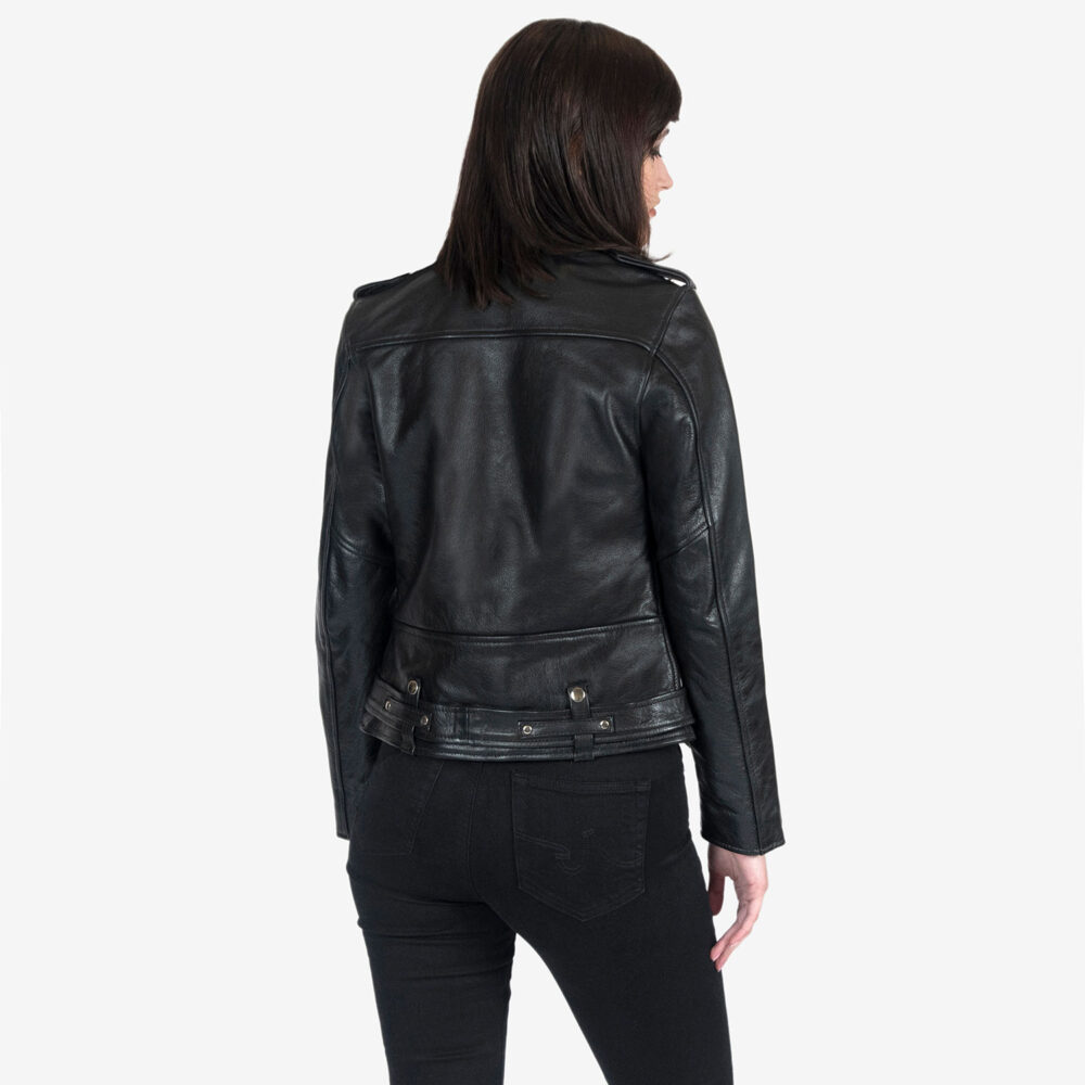 Commando - Black and Silver - Black Lining - Leather Jacket - New ...